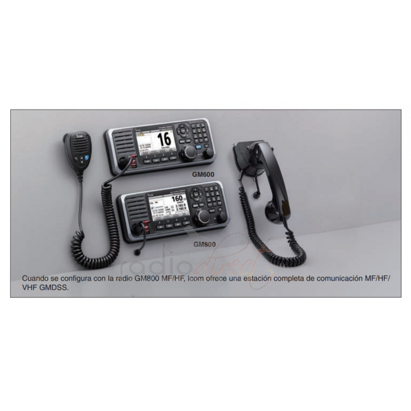 Emisora Icom de marina GM600 GMDSS VHF con DSC clase A