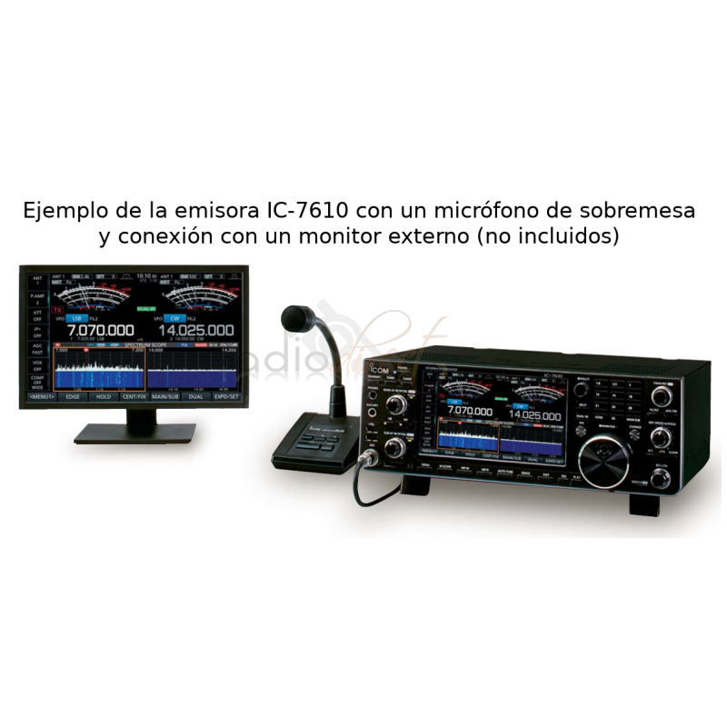 Emisora Icom IC-7610 HF/50 Mhz para radioaficonados